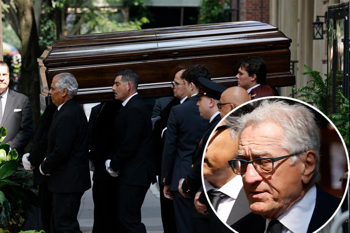 Robert De Niro looks somber ahead of grandson Leandro’s funeral, family ... Robert De Niro looks somber ahead of grandson Leandro’s funeral, family ...